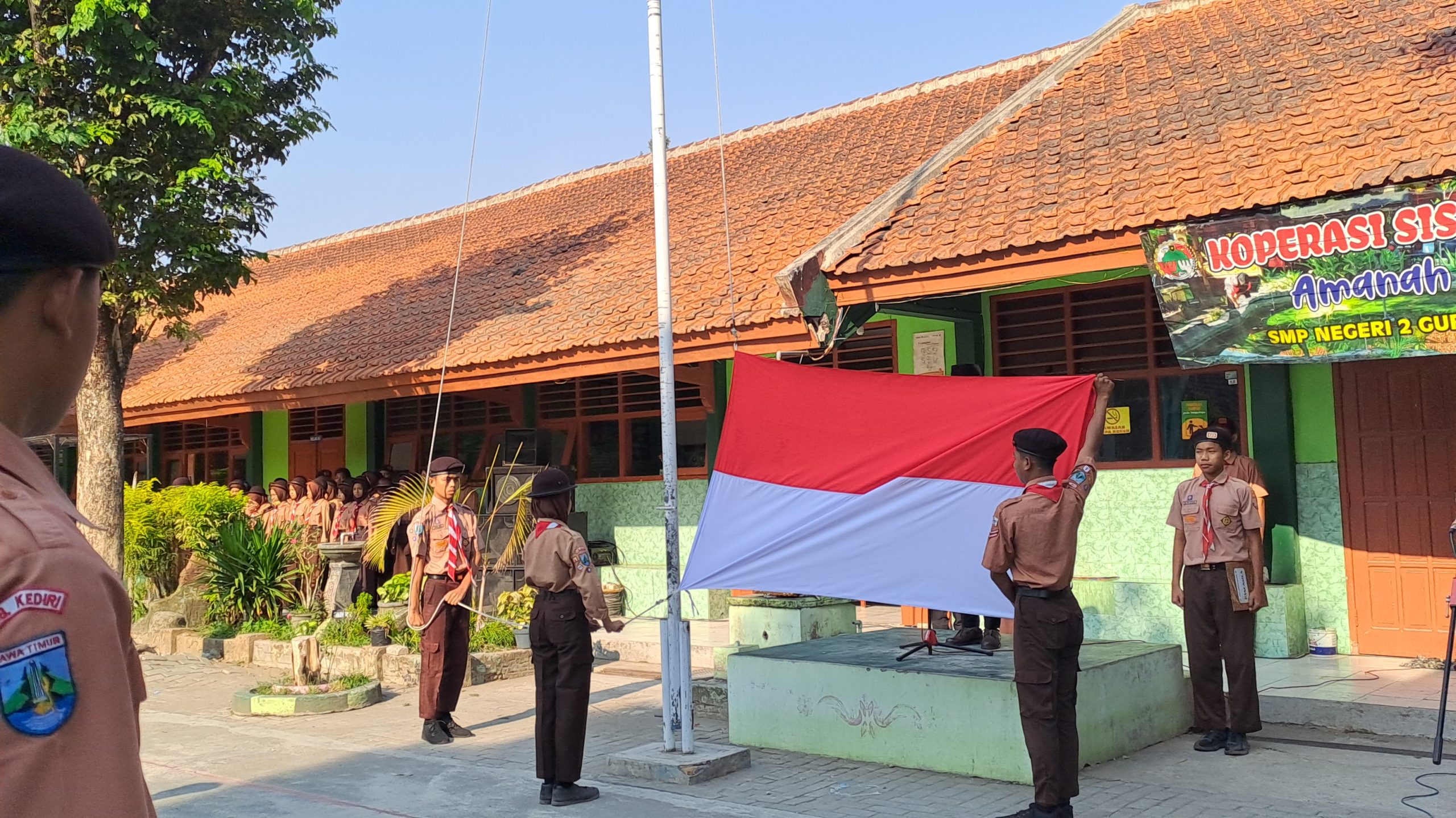 Upacara Peringatan Hari Sumpah Pemuda – Bersama Majukan Indonesia – UPTD SMP NEGERI 2 GURAH